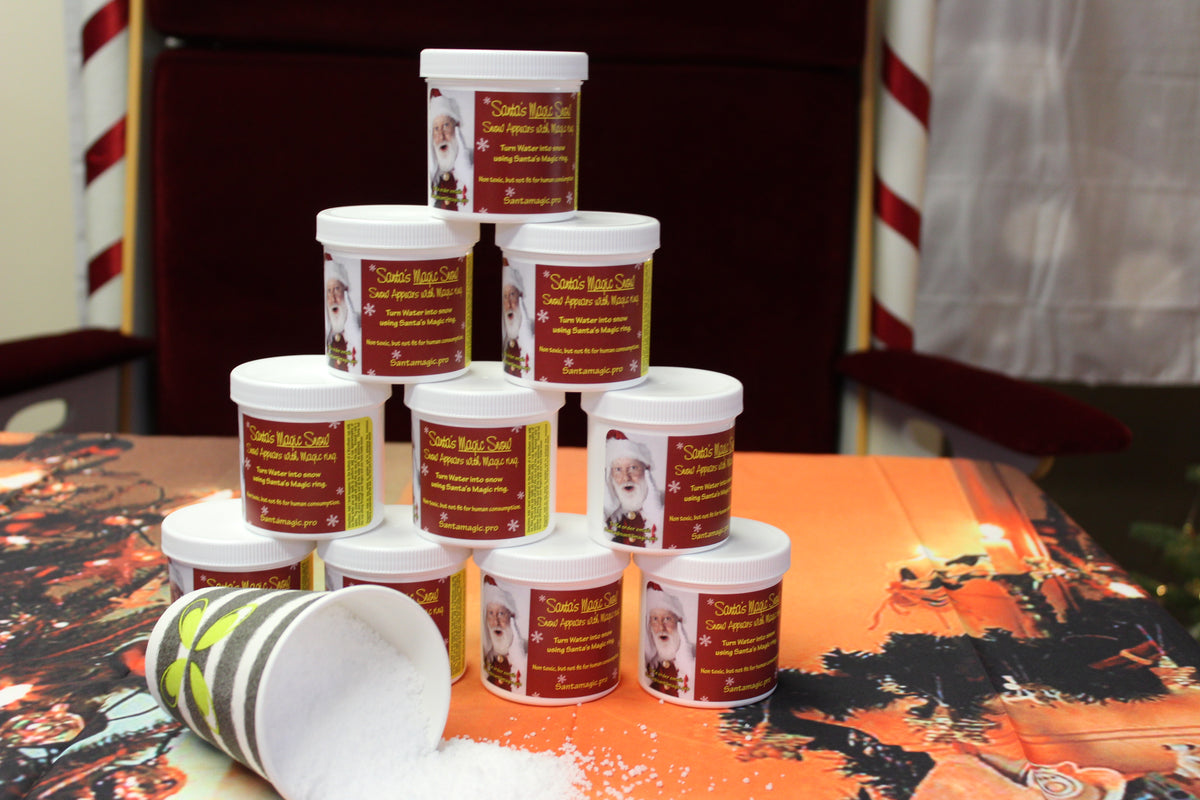 Santa's Magic Snow- 6 oz jar sized